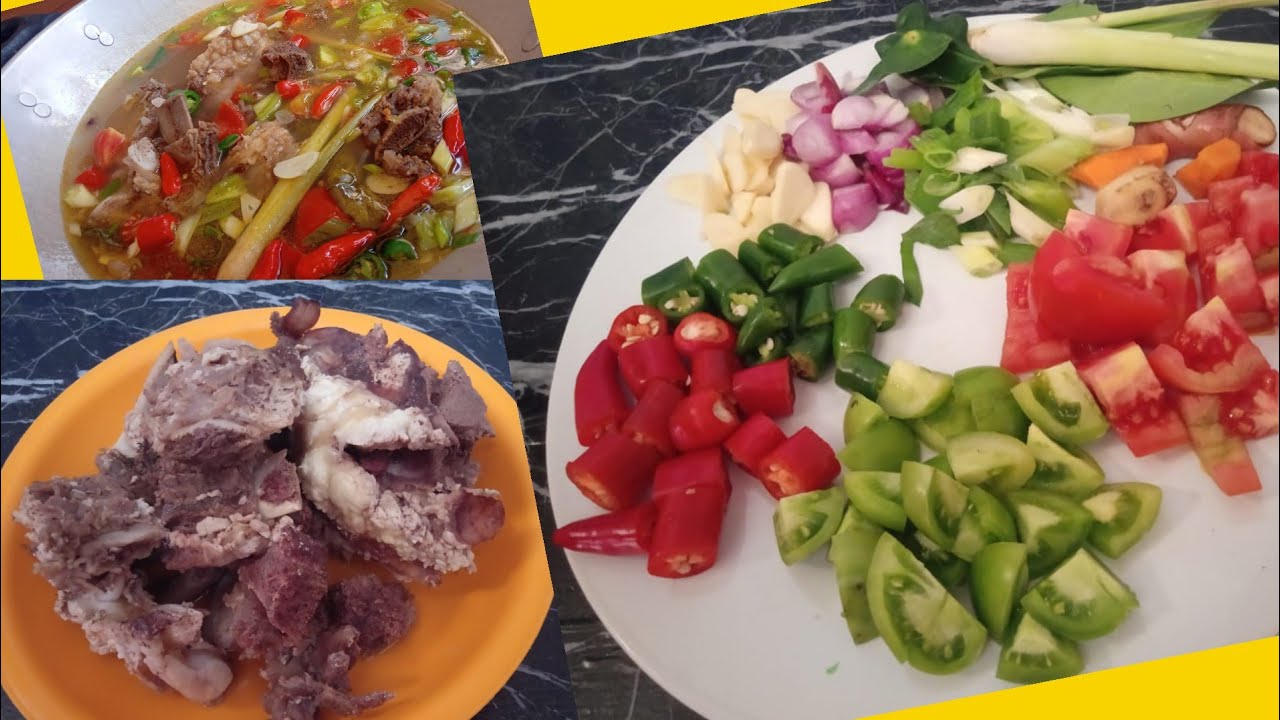 Resep asem - asem balungan sapi! masakan rumah# - YouTube