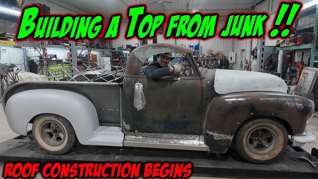 Gathering junk parts to start building a removable top on our Roadster ...