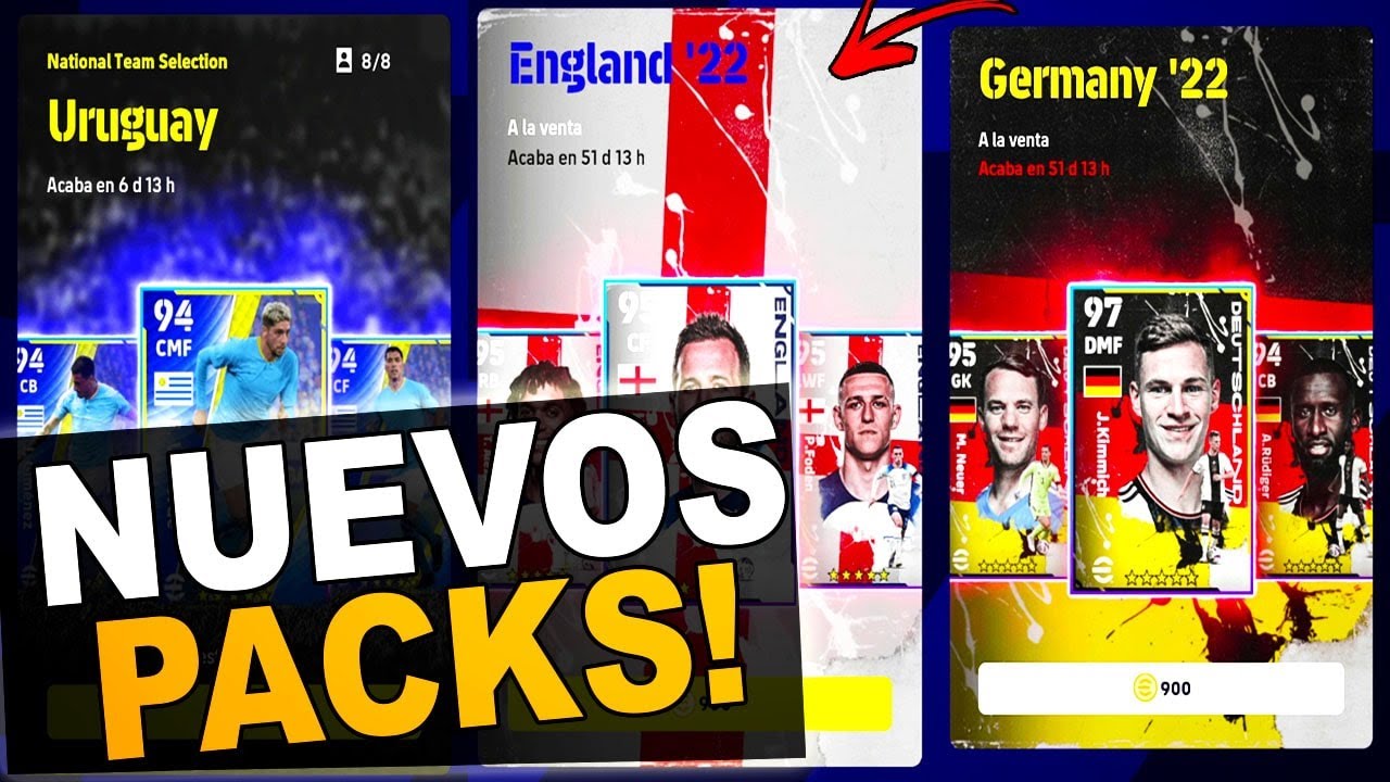 🔥 ¡*NUEVOS* PACKS y JUGADORAZOS LLEGAN A EFOOTBALL 2023! - YouTube