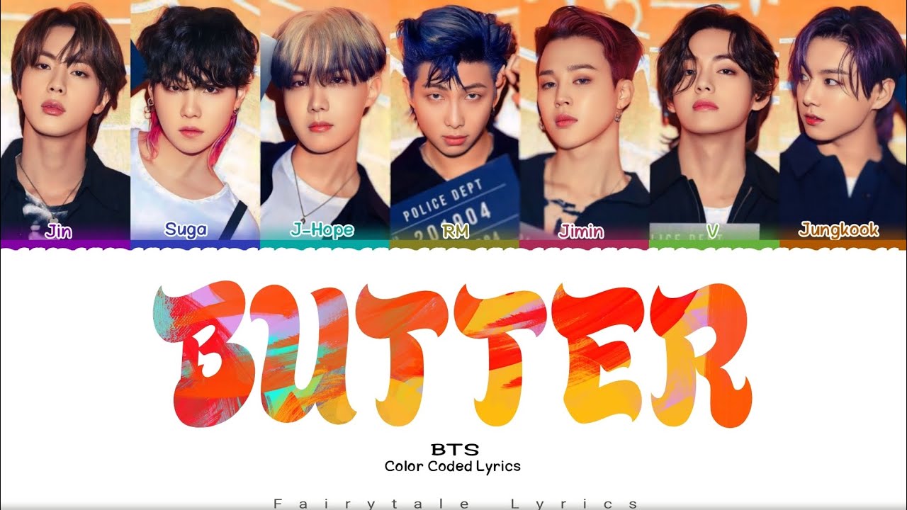 BTS (방탄소년단) " BUTTER" Lyrics [Color Coded Han/Rom/Eng] - YouTube