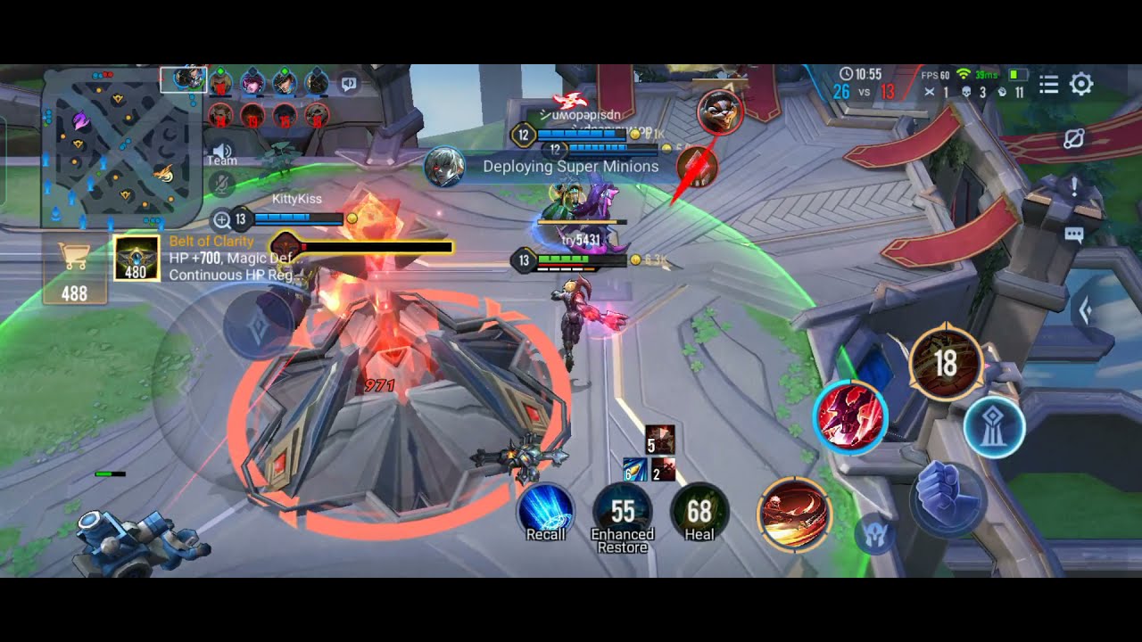 AOV Errol Gameplay | Errol as warrior support Lane Pusher Score 1-3-11 ...