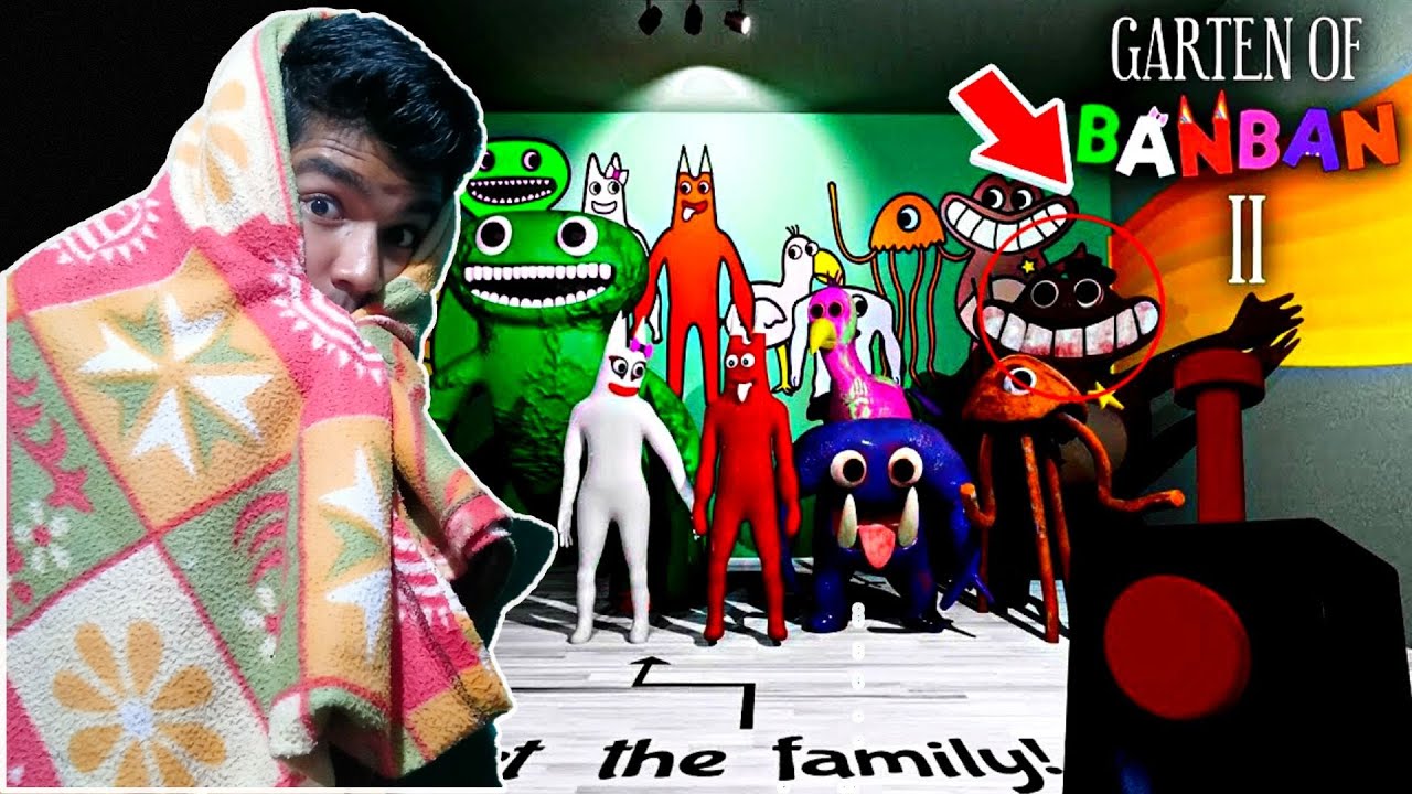 I SEE BANBAN FAMILY WALL ART In GARTEN OF BANBAN 2..(Part 1) - YouTube