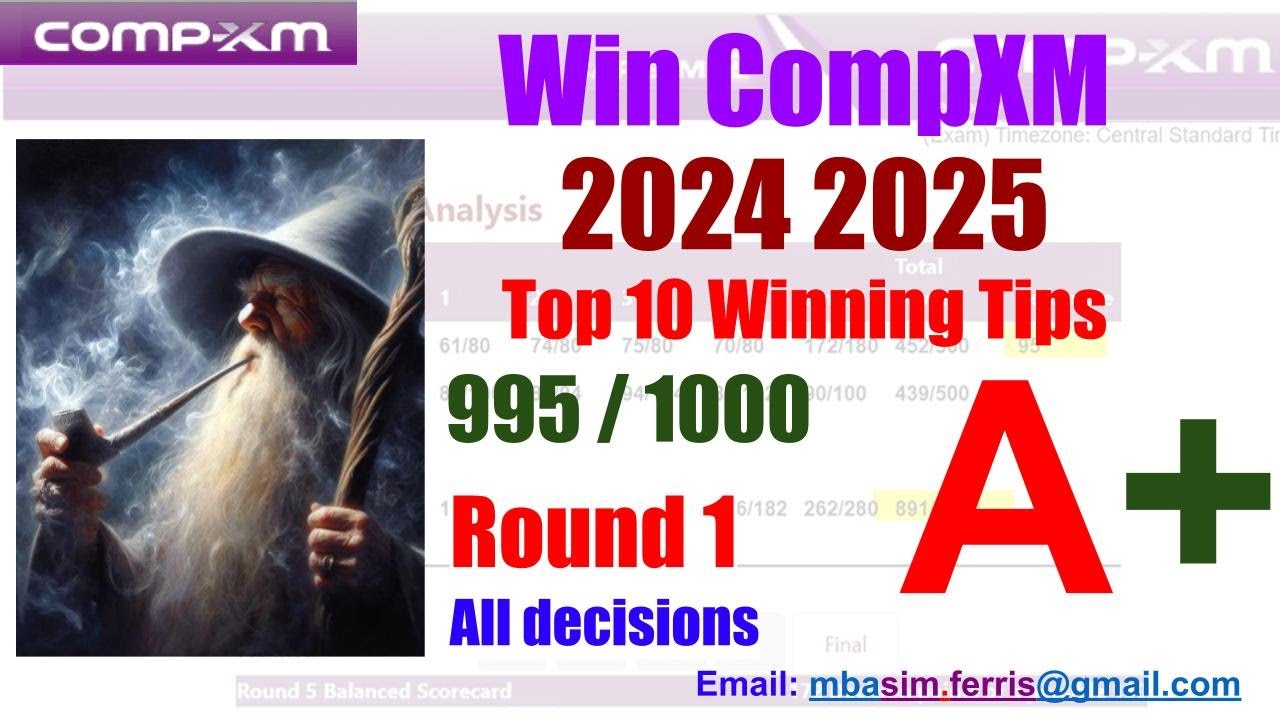CompXM Guide Round 1 Top Results 999 of 1000 - CompXM 2025 guide Comp ...