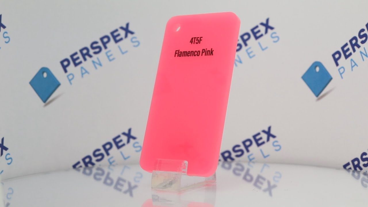 Flamenco Pink Perspex® 4T5F - Perspex Panels - YouTube