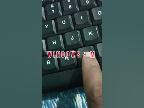 Shortcut key For Minimize and Maximize All Windows From Laptop in ...