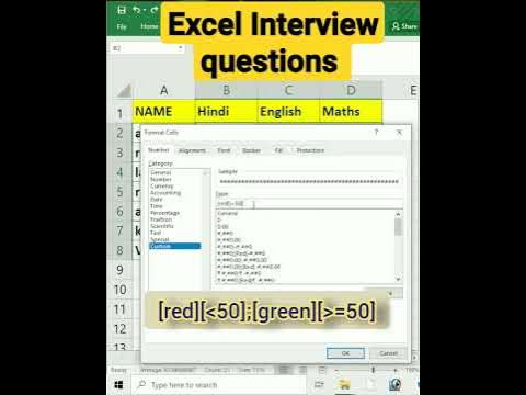Excel Trick Formula Interview questions #shorts #youtubeshorts #viral #excel - YouTube