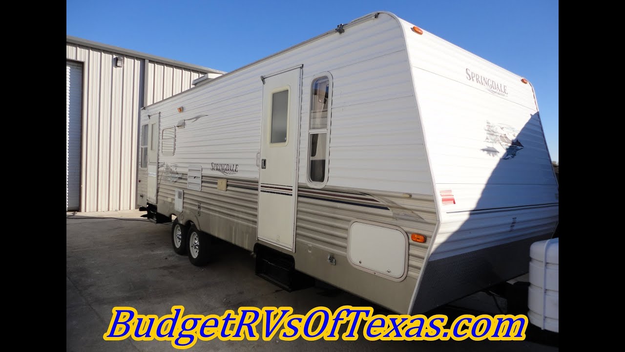 Roomy, Spacious And Oh So Comfortable! 2006 Springdale 266 bumper pull ...