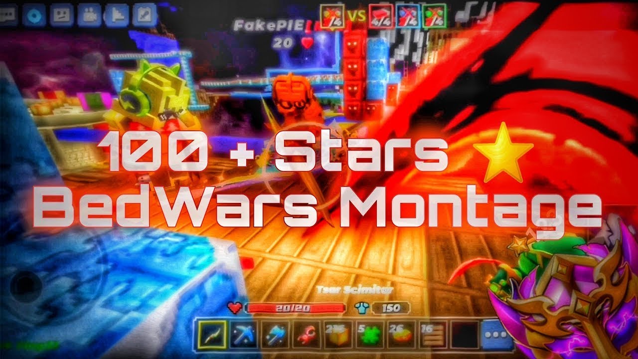 150 STARS Bedwars Montage - YouTube