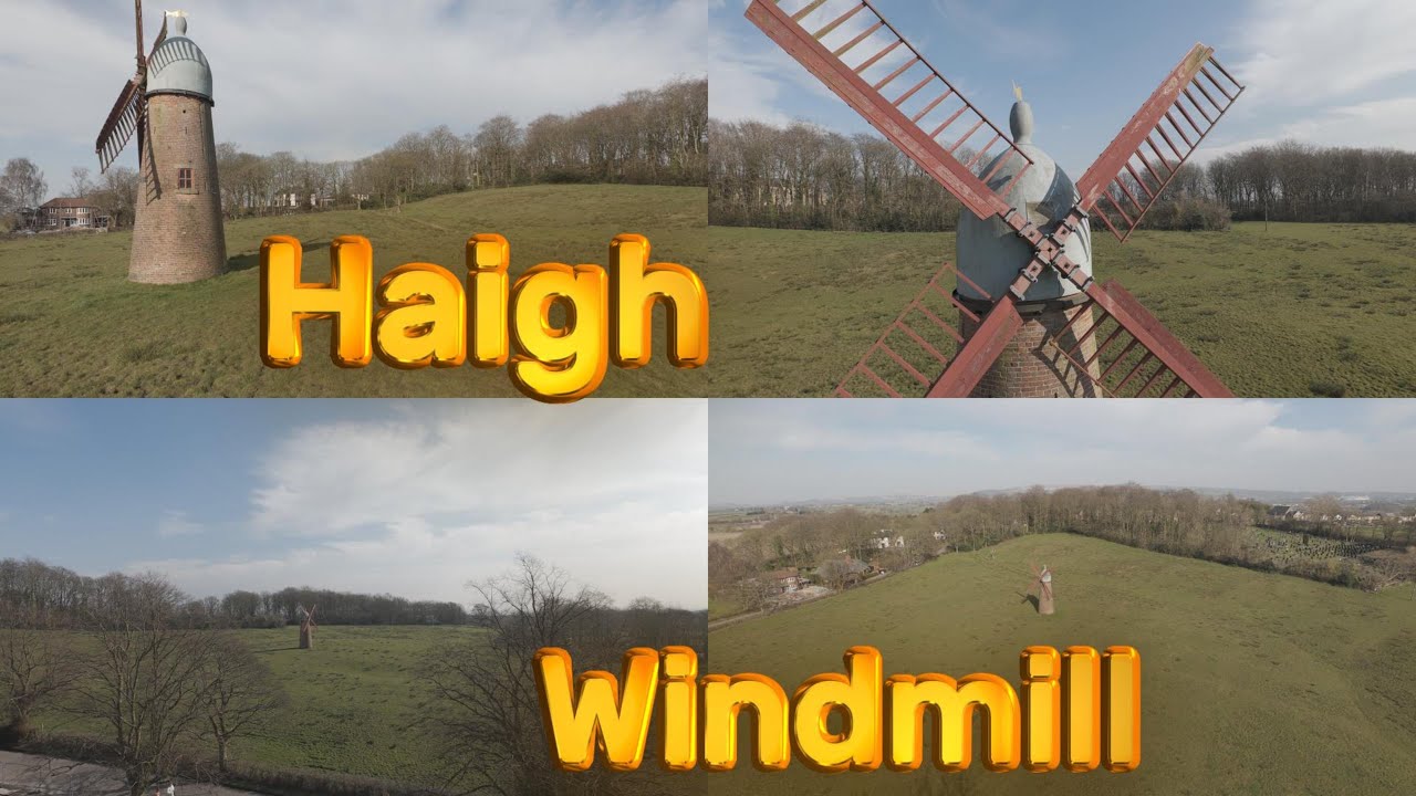 Haigh Windmill | Wigan | Built in 1840 | Renovated in 2011 | DJI Avata ...