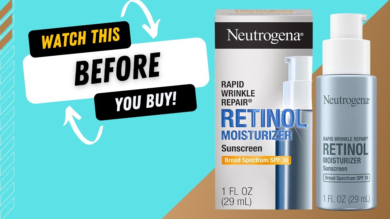 Neutrogena Rapid Wrinkle Repair Retinol Face Moisturizer with SPF 30 ...
