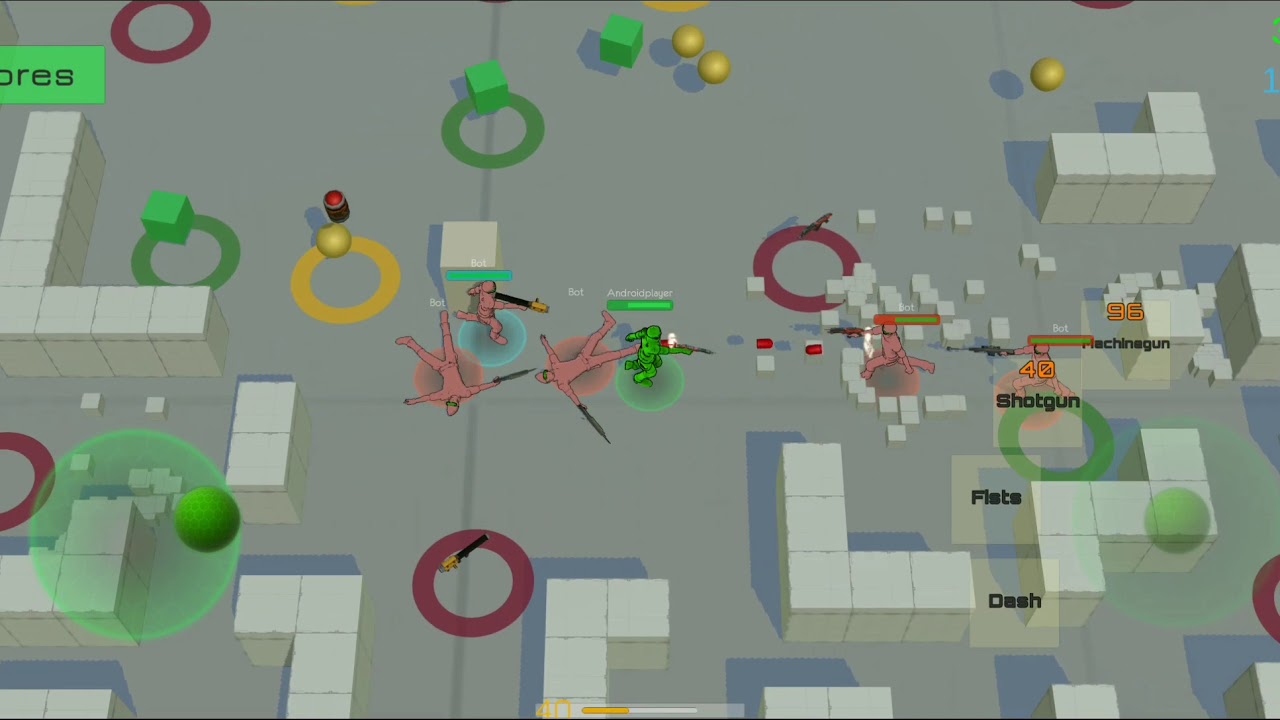 New top-down battle royale shooter brawler game under development ...