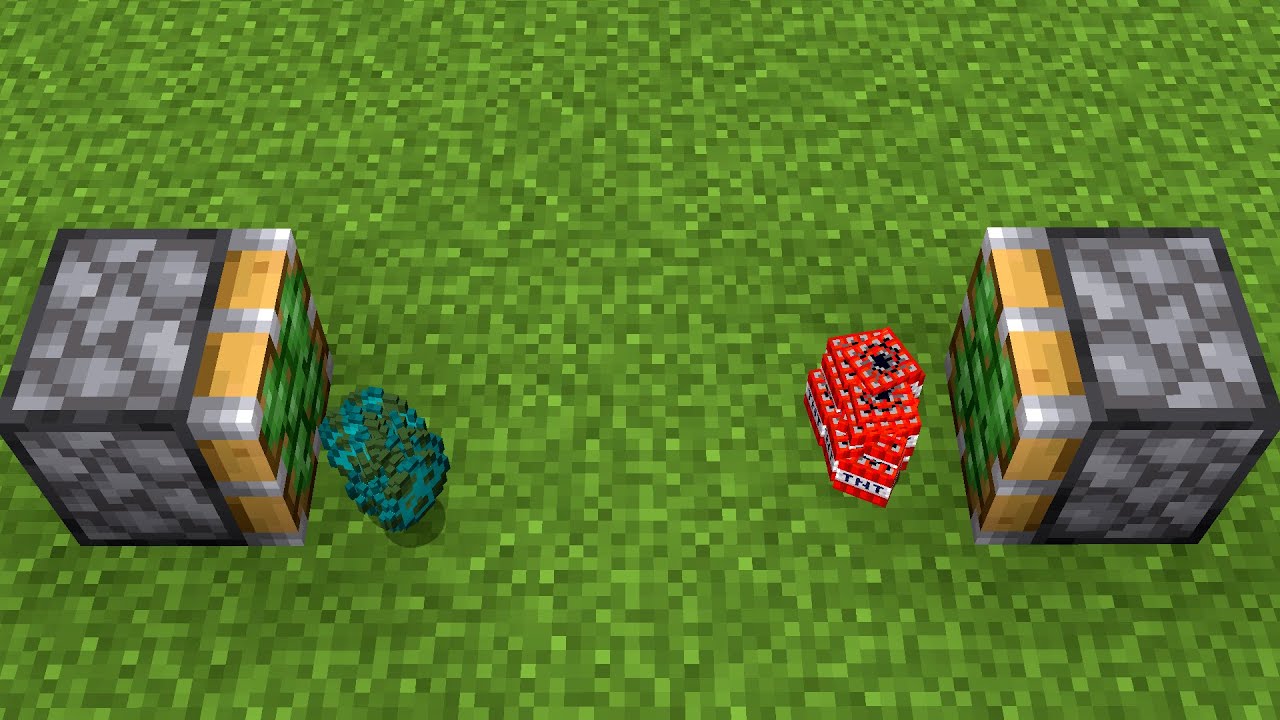 1000 TNT + 1000 Zombie Eggs - YouTube
