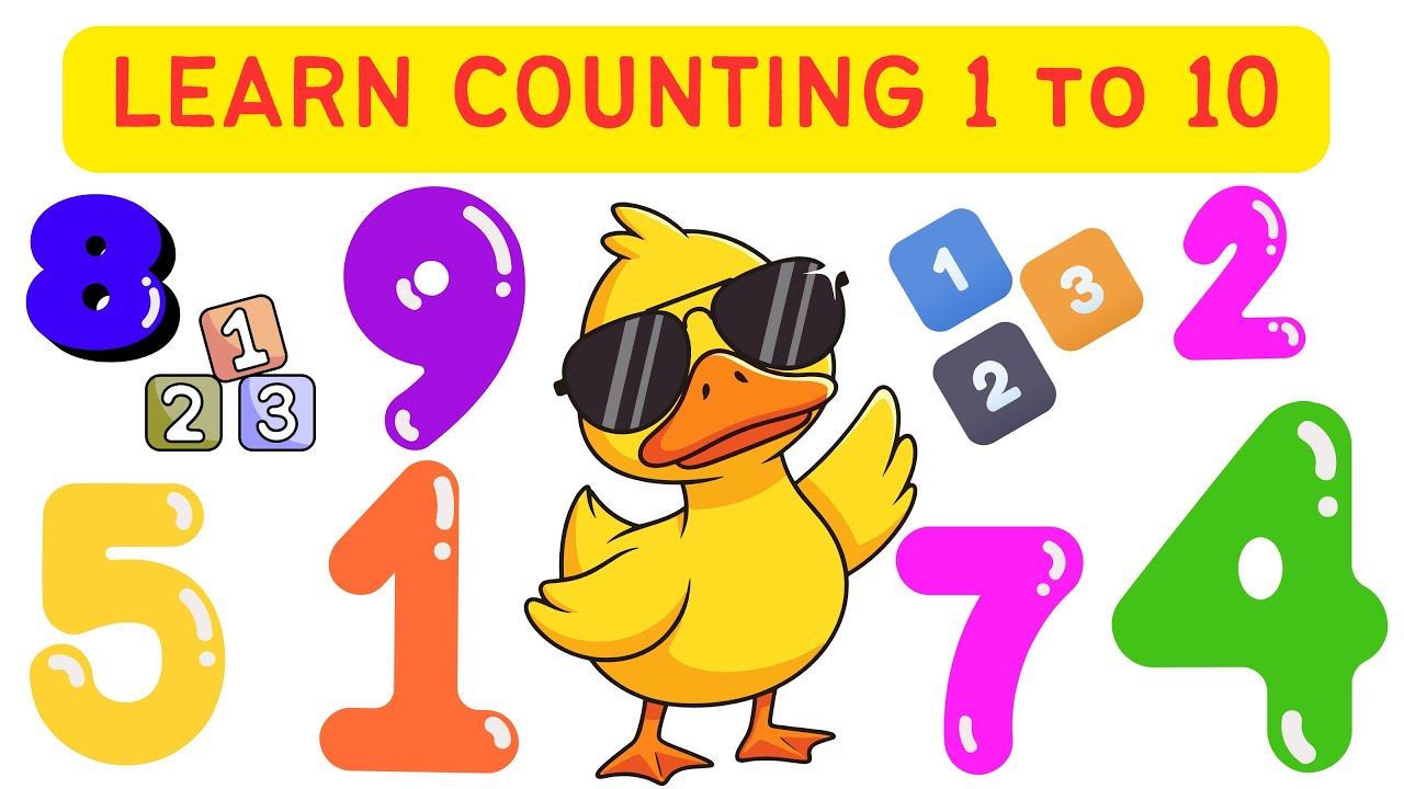 Learn Counting from 1 to 10 for Kids | Count the Numbers | Fun Learning ...