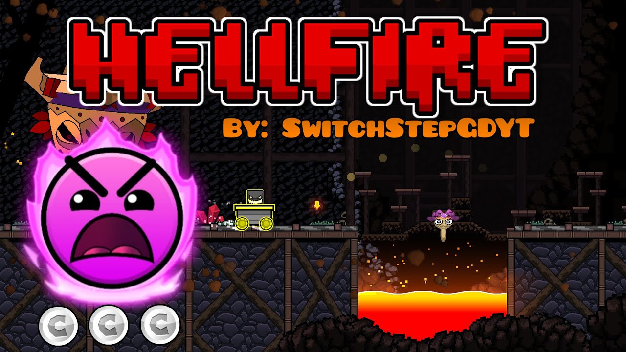 【2K】Hellfire By SwitchStepGDYT 100% (All Coins) [Legendary] | Geometry Dash 2.2 - YouTube