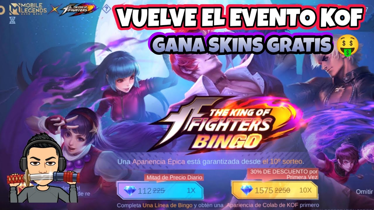 El regreso de Kof x Mobile Legends skins gratis en este evento 🤑 ...