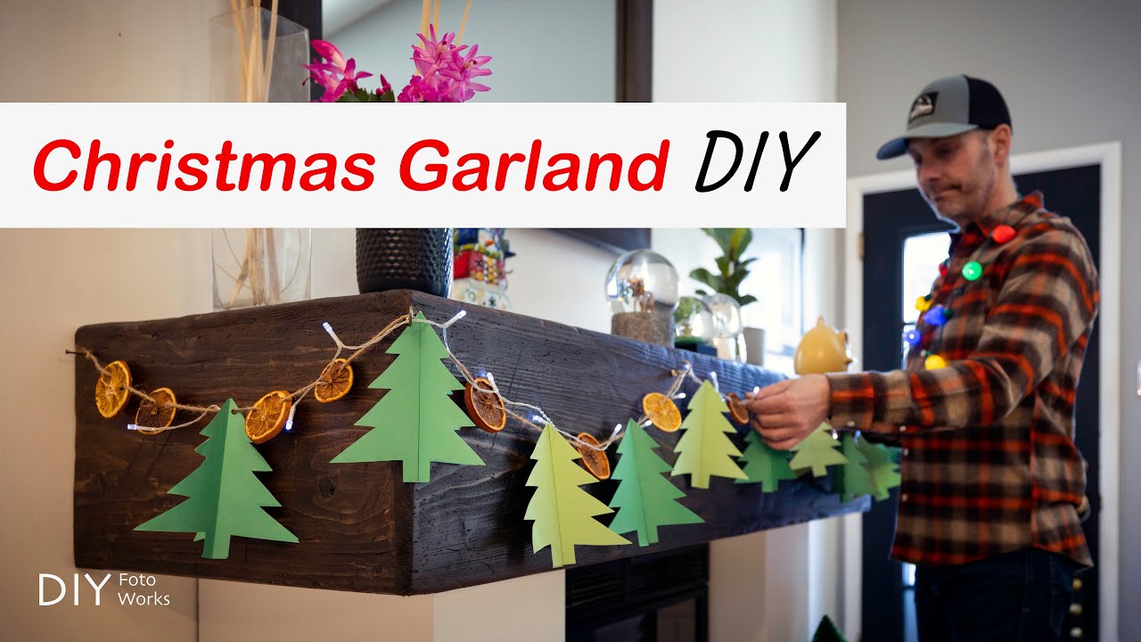 Christmas Garland DIY I Anyone Can Make! 4K - YouTube