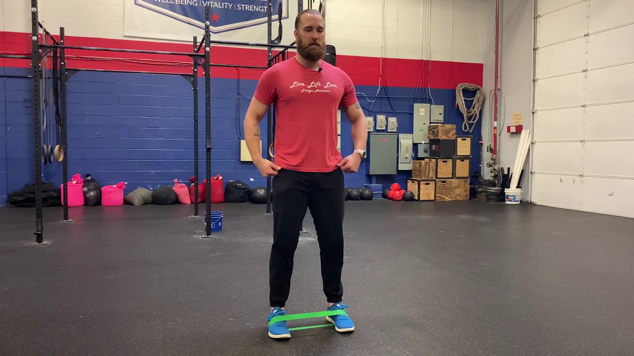 Banded Side Steps - YouTube