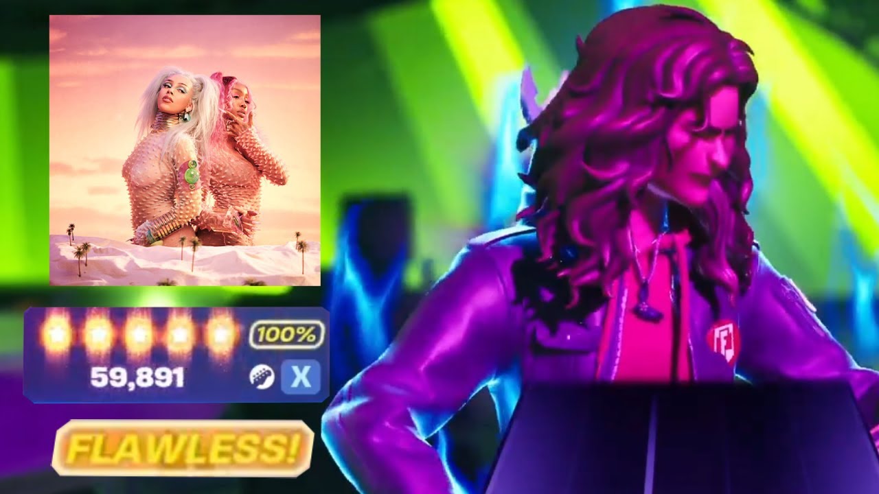 Fortnite Festival | Kiss Me More - Doja Cat ft. SZA | Expert 100% Bass ...