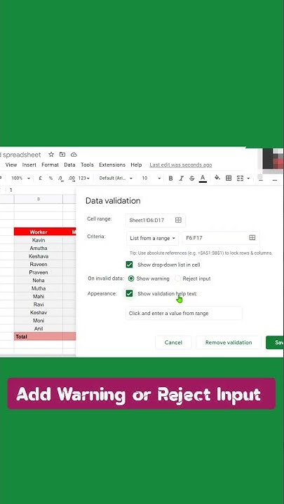 Restrict Invalid Data in Excel Drop-down #shorts #exceltricks - YouTube