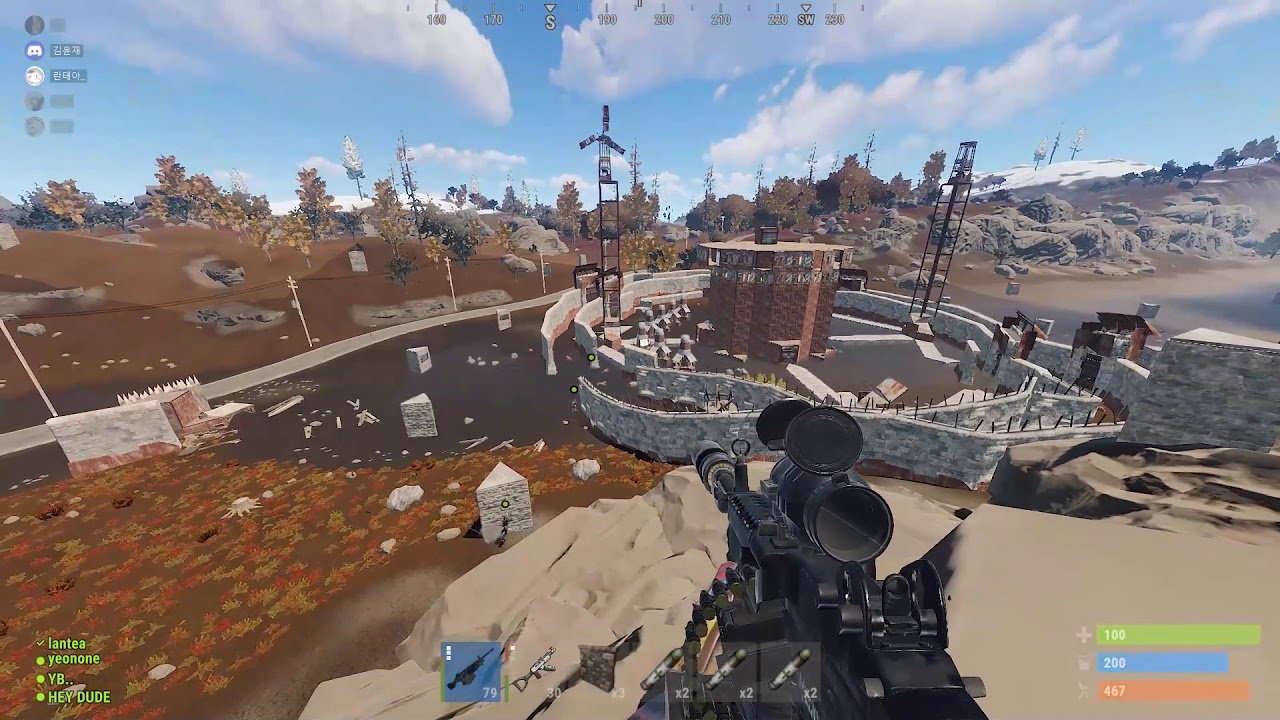 Rust pvp Highlight#22(ak,m249) ( slump Rust..) - YouTube