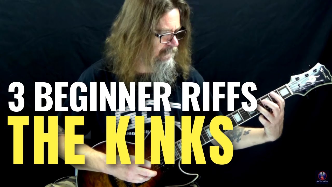 Learn To Play 3 Easy BEGINNER Riffs By The Kinks - YouTube