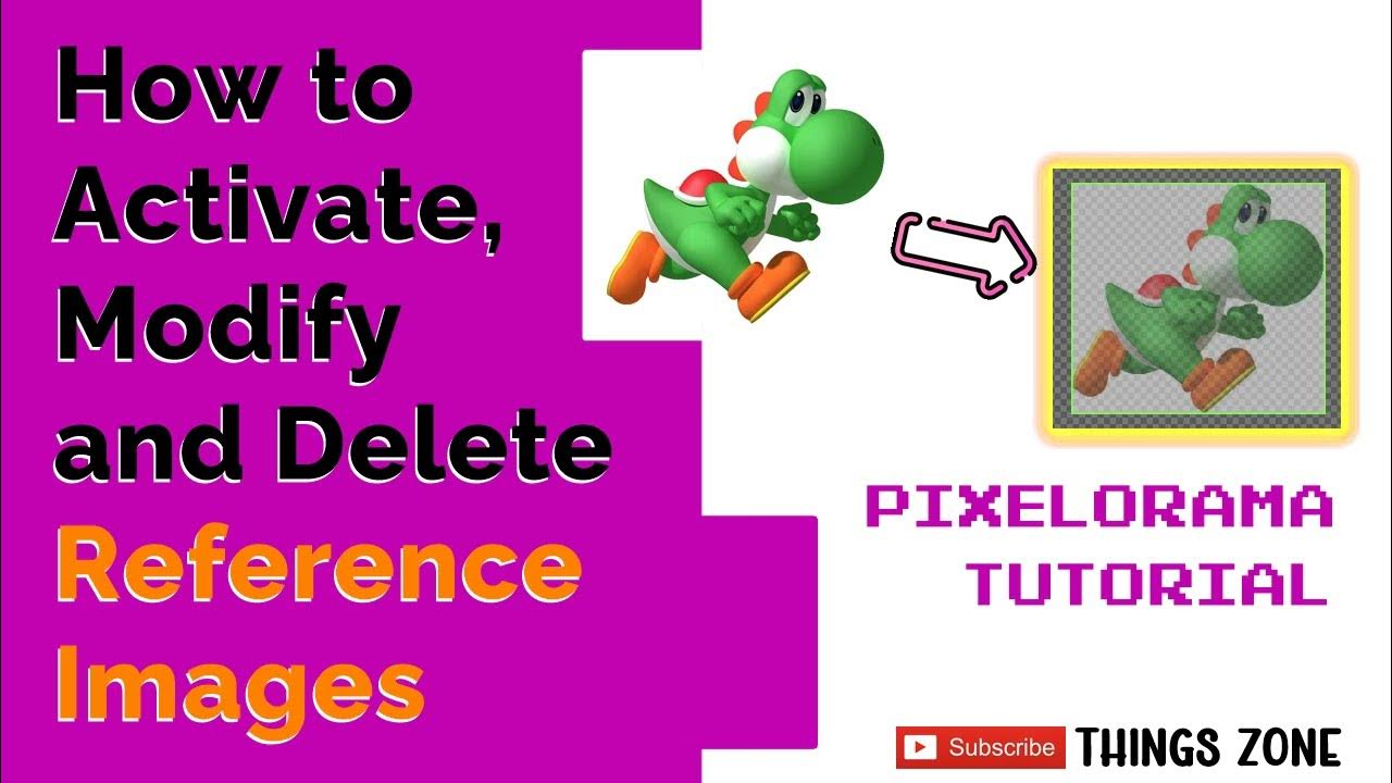 Pixelorama Tutorial/How to add a reference image. Cómo agregar una ...