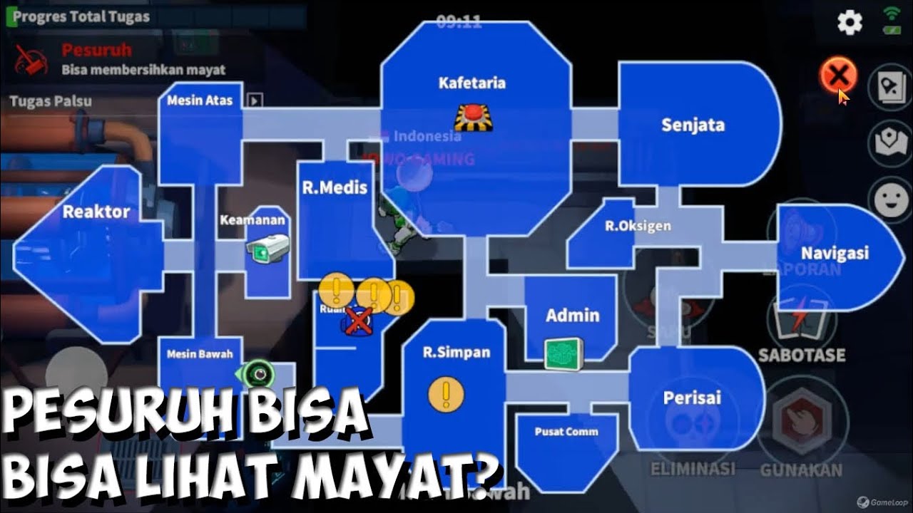 PESURUH BISA LIHAT MAYAT DARI MAP? (Super Sus) - YouTube