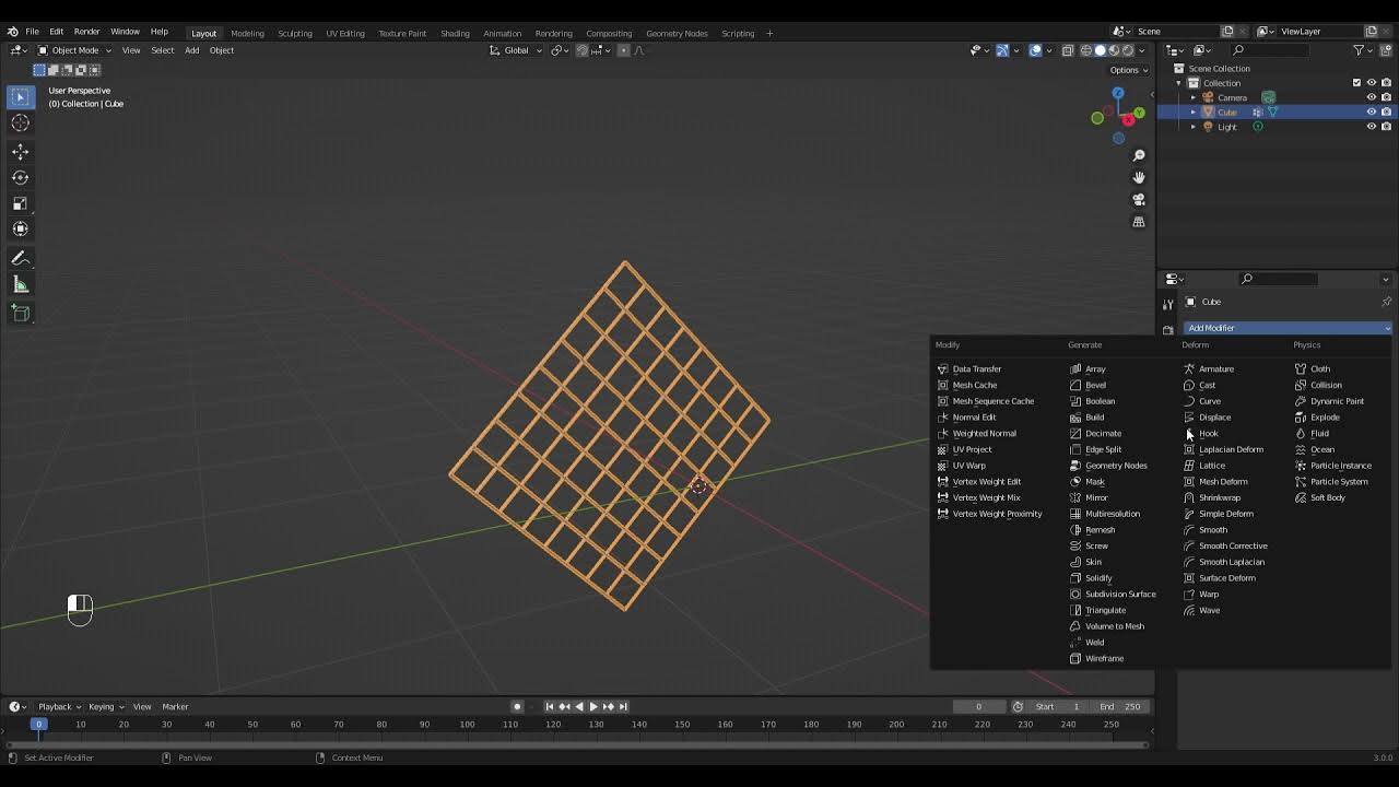 Quick Blender Tute - Making a Net - YouTube