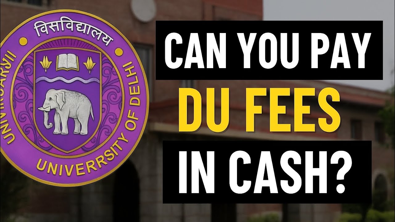 Can You Pay DU Admission Fees in Cash or Online only? | CSAS Fee ...