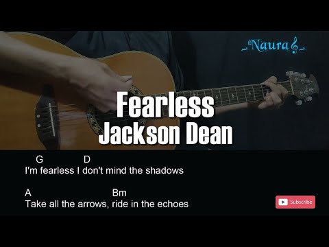 Jackson Dean - Fearless Guitar Chords Lyrics - YouTube