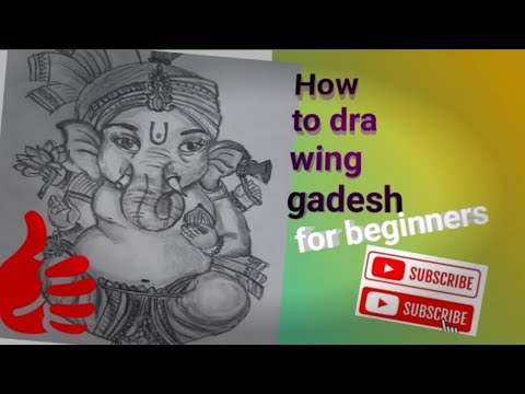 How to draw realistic God ganesh ji # pencil Art #drawing ganesh ji ki ...