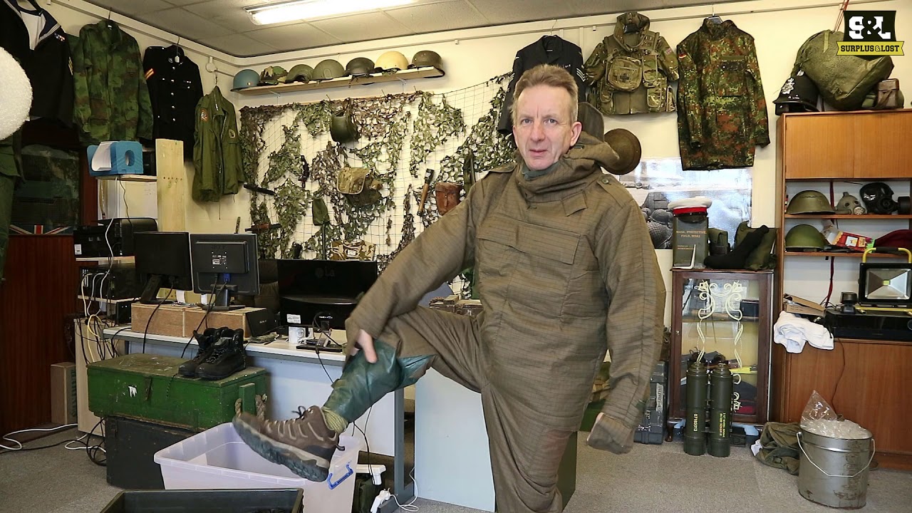 Czech Army Surplus NBC Suit Unboxing Review - YouTube