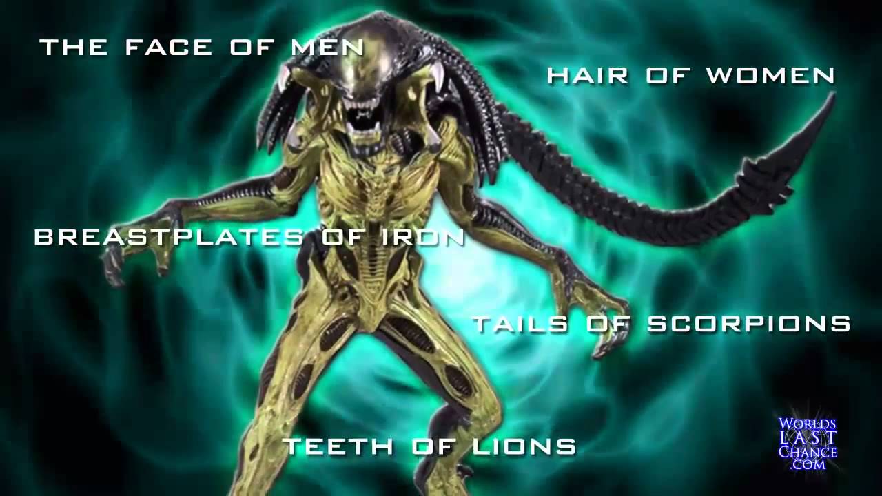 7 Trumpets of Revelation Demonic Invasion of 1st Woe Trumpet 5 720p ...