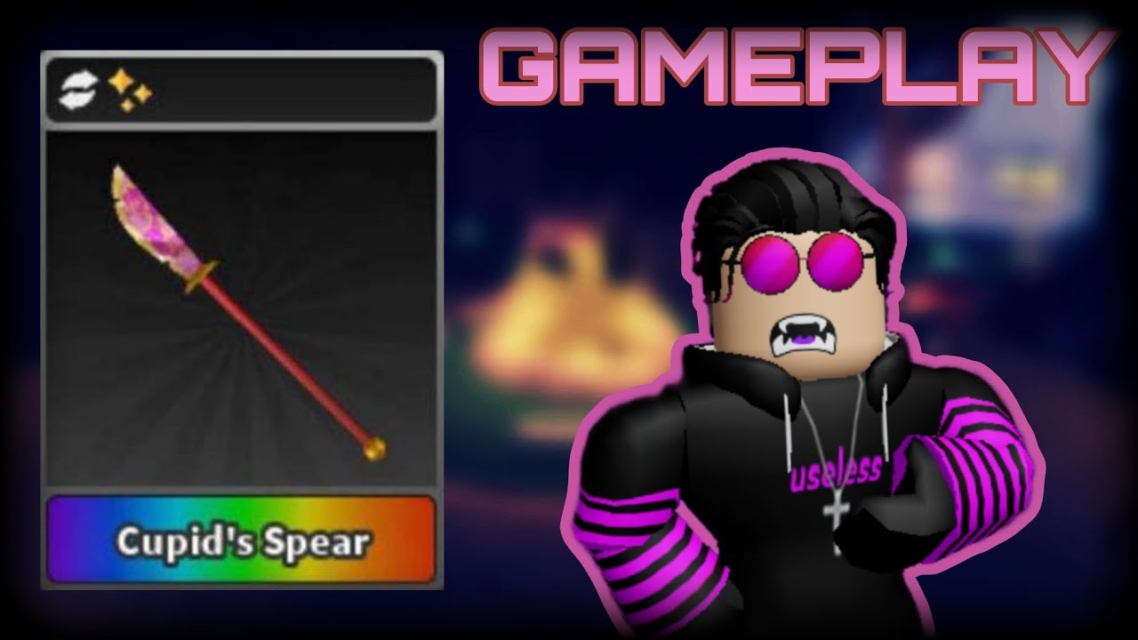 Cupid's Spear Knife Gameplay 👼🔪 | Roblox Survive the Killer - YouTube