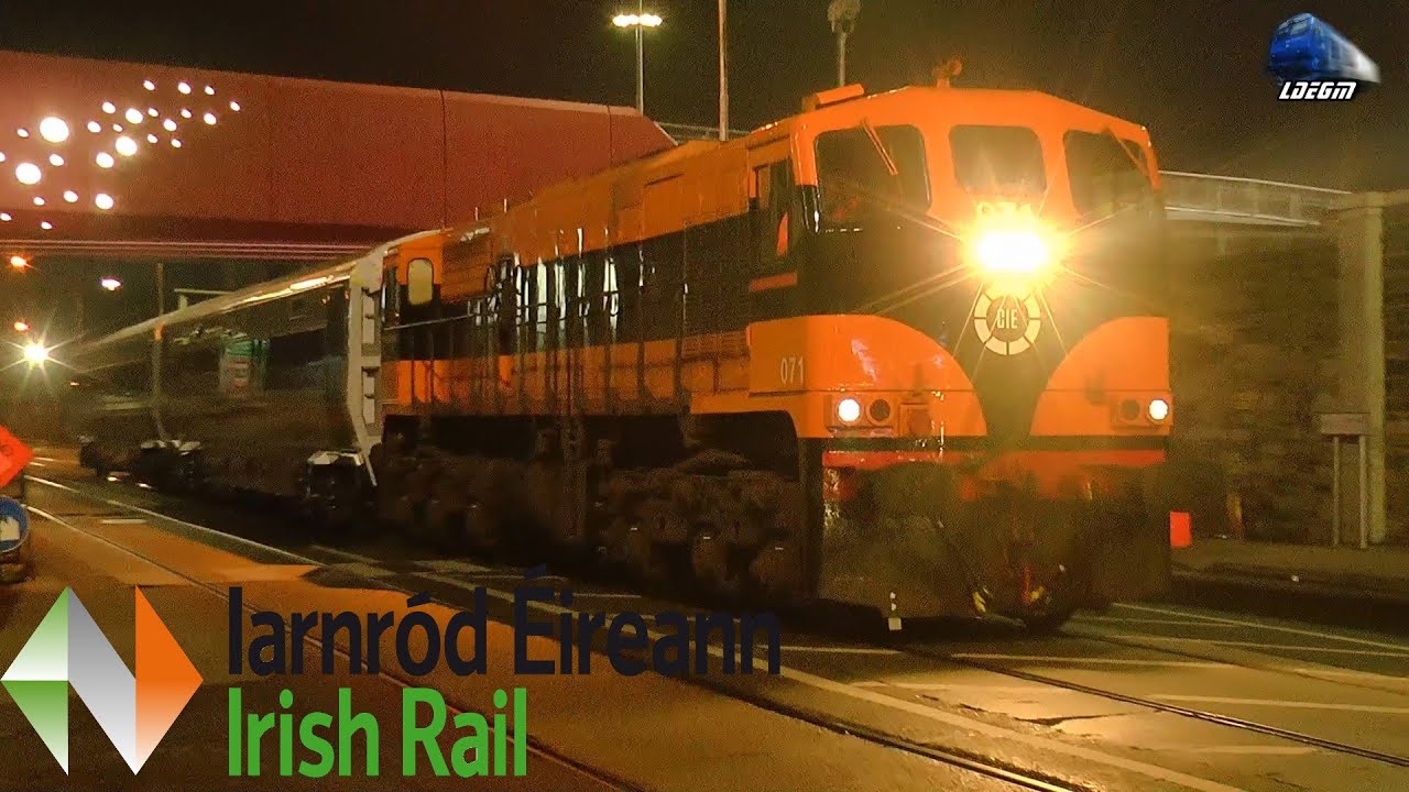 New ICR DMU Cars for Irish Rail Company & GM Retro Locomotive in Dublin ...