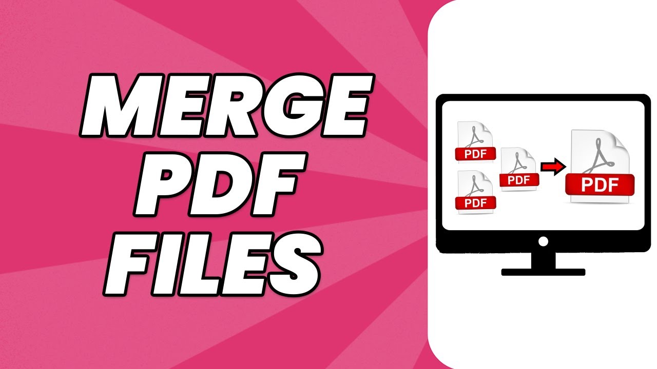 How to Merge PDF Files - FREE - Combine PDF Files into One - YouTube