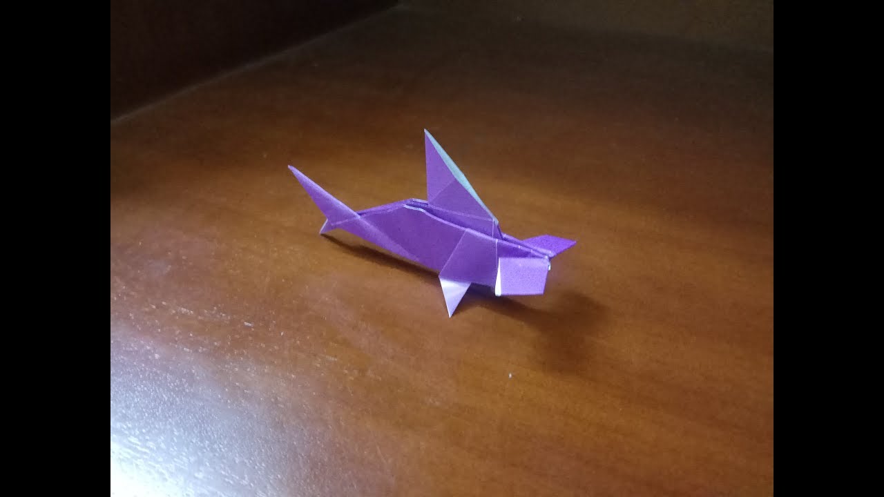 How to make Origami Hammerhead Shark Easy - YouTube
