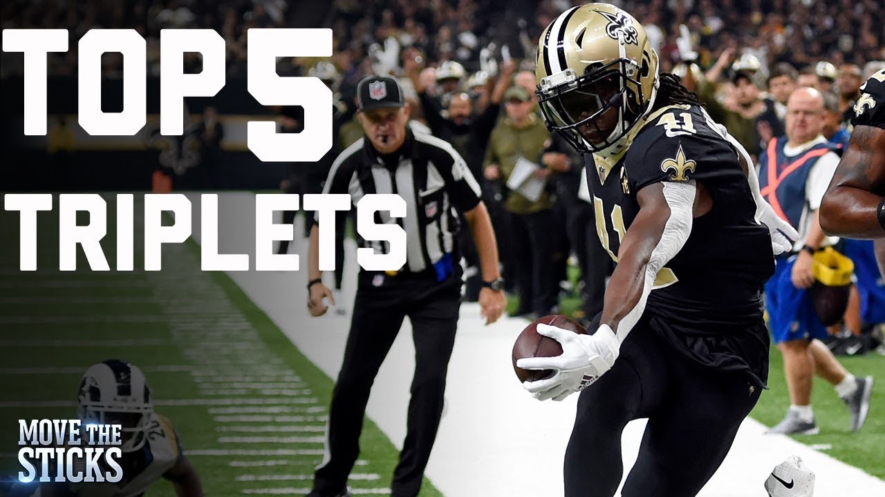 Top 5 NFL Triplets of 2018 | Move the Sticks | NFL Network - YouTube