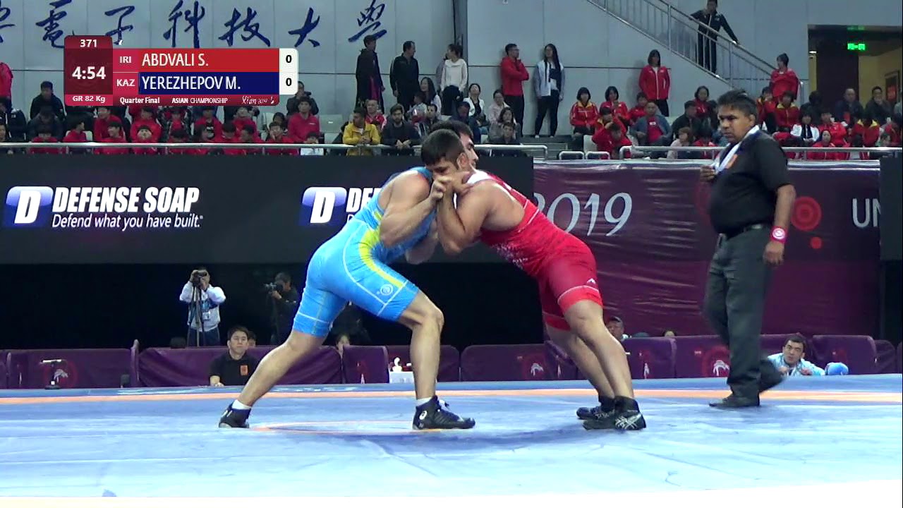 1/4 GR - 82 kg: S. ABDVALI (IRI) v. M. YEREZHEPOV (KAZ) - YouTube
