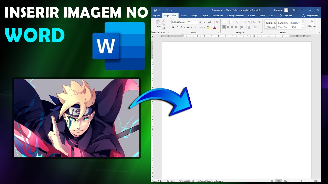 COMO INSERIR IMAGENS NO WORD DO COMPUTADOR E SMARTPHONE - YouTube
