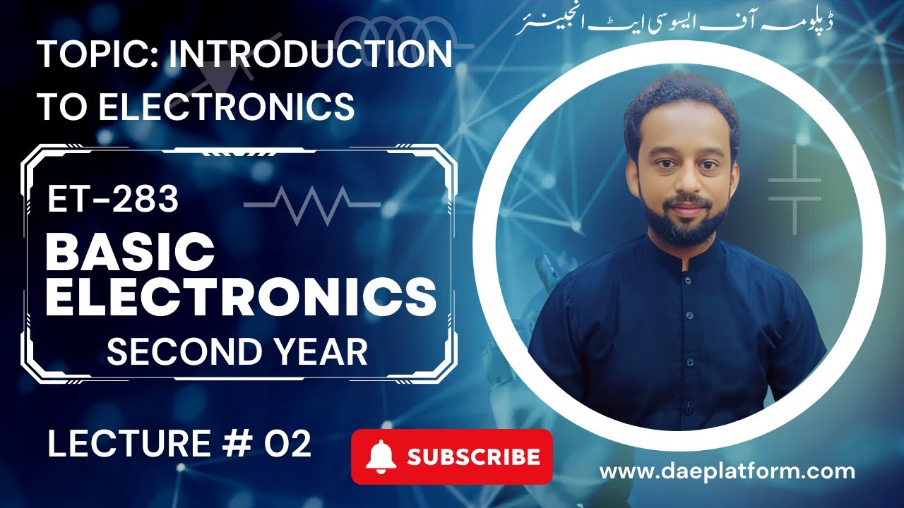 Introduction to Electronics | Electron Emission | ET-283 | 2nd Year ...