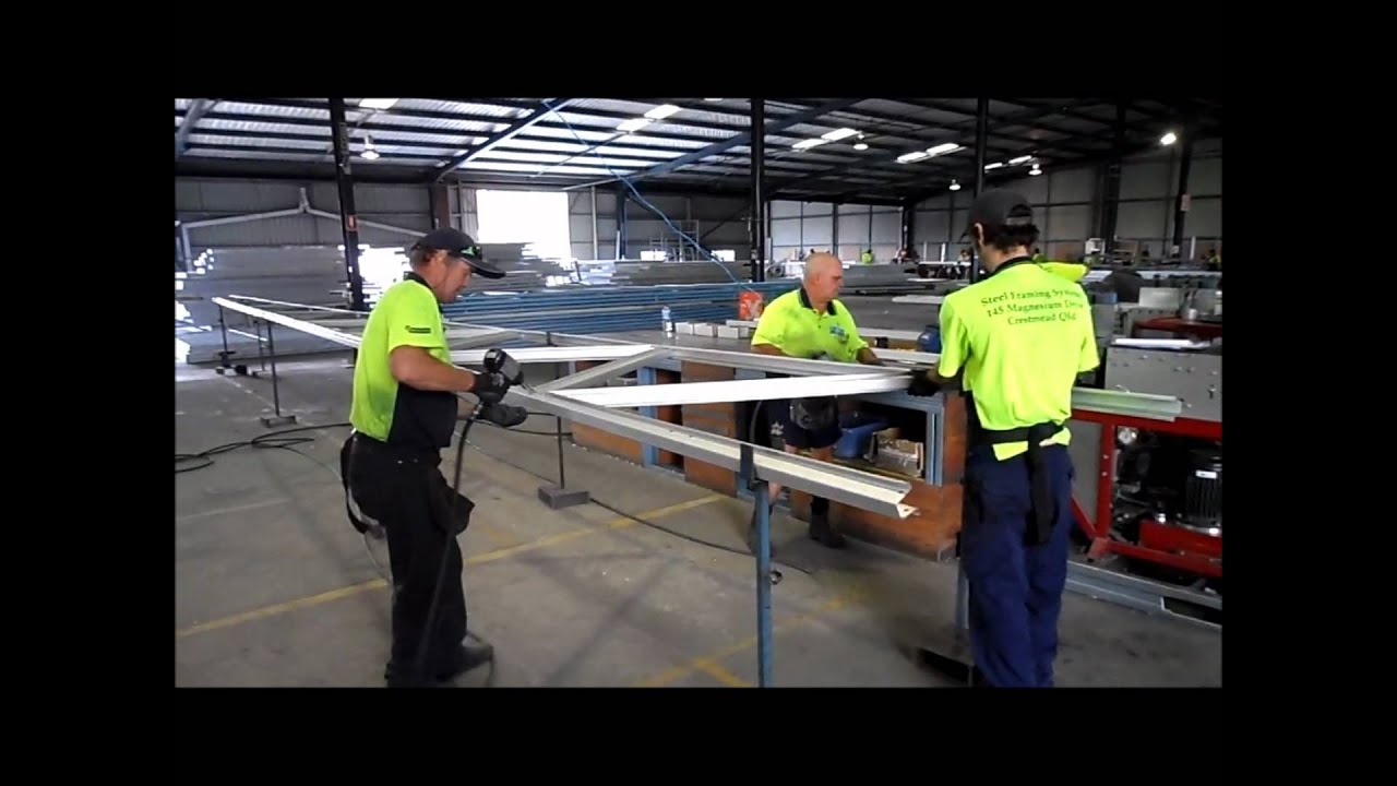 Scottsdale Steel Truss Fabrication - YouTube