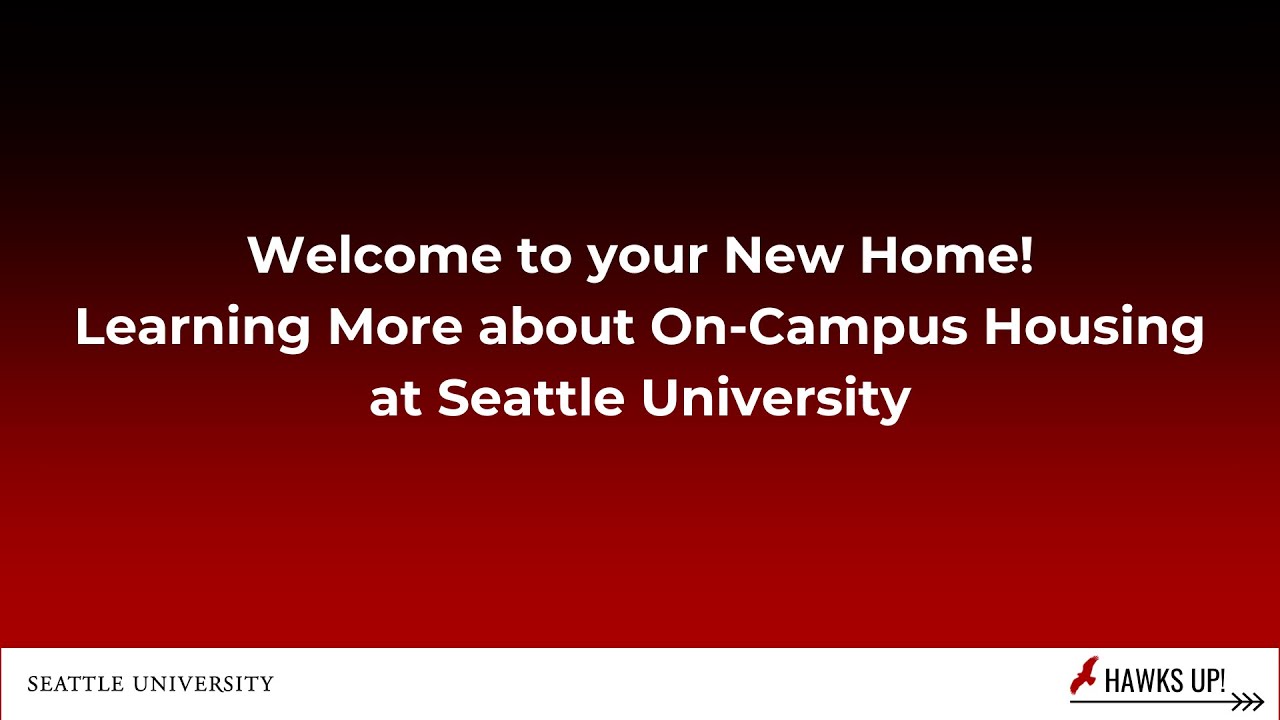 Welcome to your New Home! Learning More about On-Campus Housing at ...