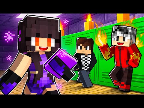 Minecraft'ta ELEMENT OKULUNDA İLK GÜNÜM