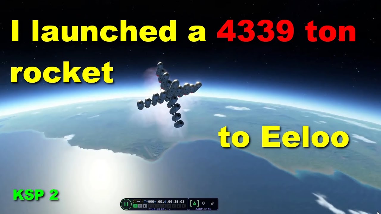 Heavy-lift rocket in KSP 2 - YouTube