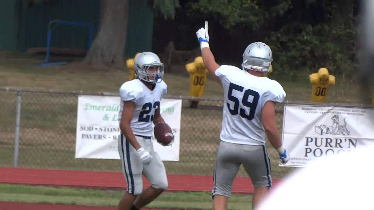 Liam Grieb 77-yard TD pass to Damaso Jamie - YouTube