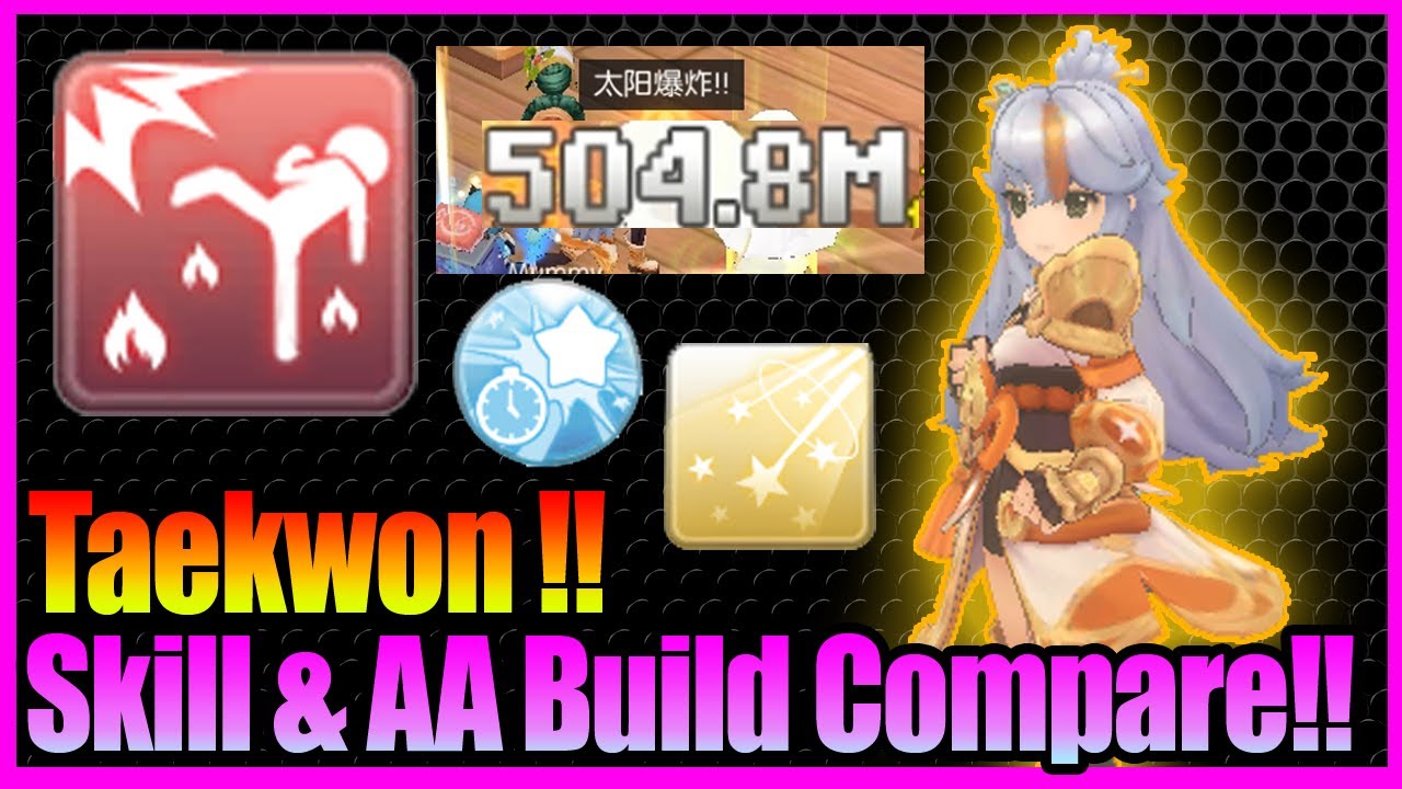 Taekwon Skill & AA Build!! with Gameplay!! [Ragnarok M Eternal Love ...