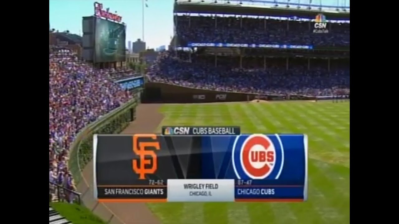 135 (pt1/2) - Giants at Cubs - Saturday, September 3, 2016 - 1:20pm CDT ...