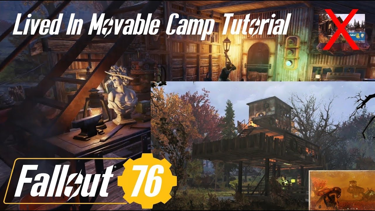 Fallout 76 Movable Camp Tutorial. No need for the Fallout 1st Tent with ...