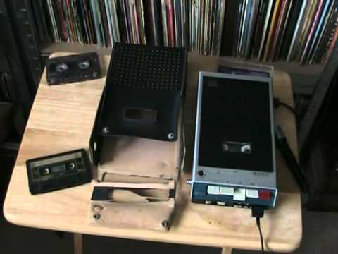 1966 Sony TC-100 Cassette Recorder (Vinylrecordsneverdie) - YouTube